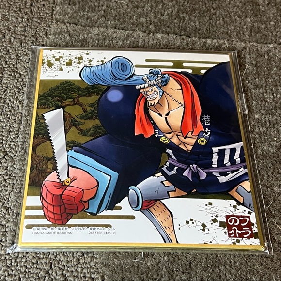 Toei Animation | Art | One Piece Franky Shikishi Anime Art Board Print ...